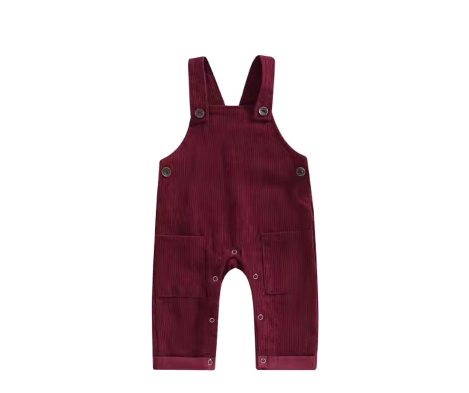 Red Corduroy Overalls – AJC Wholesale